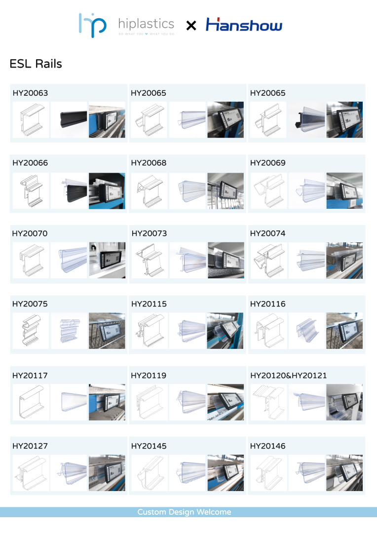 Solutions for Hanshow Electronic Shelf Labels-Hiplastics
